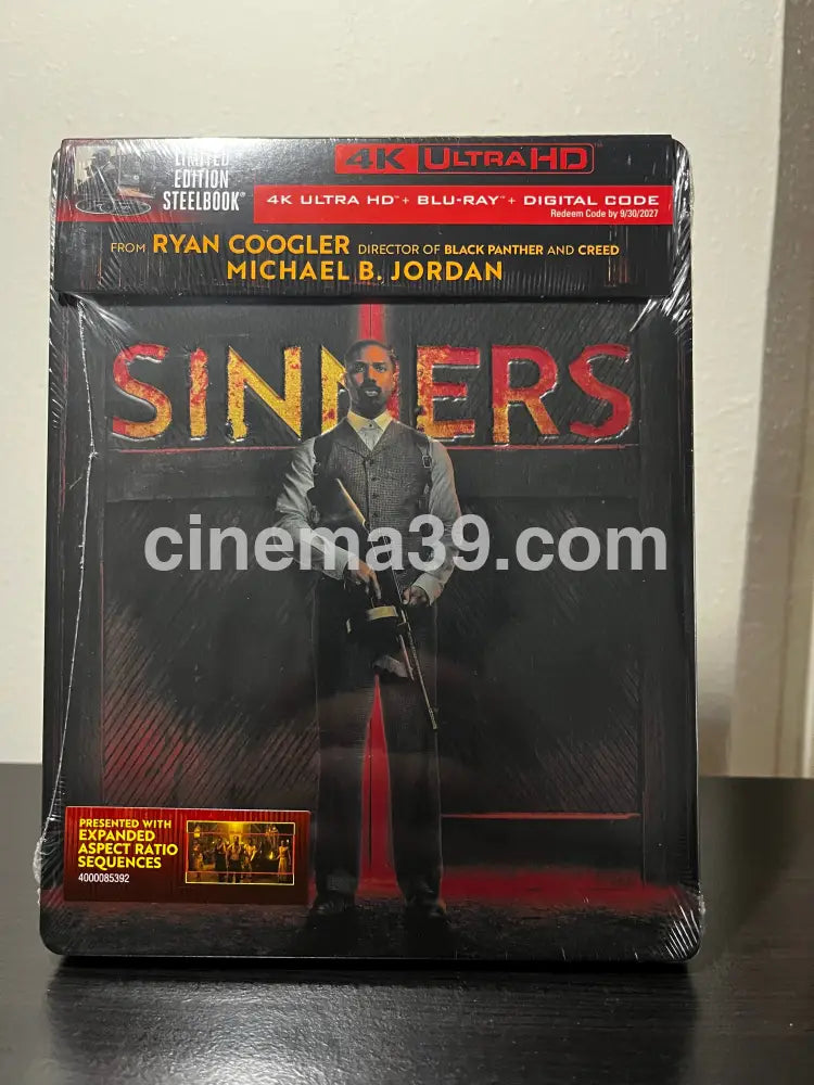 [Nuevo] Sinners 4K Steelbook + Blu-ray + Código Digital – Cinema 39